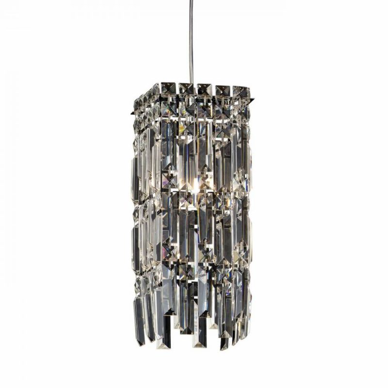 Lustre / Pendente Fancy Dourado Com Cristais – Skylight REF: 3013-1 ...